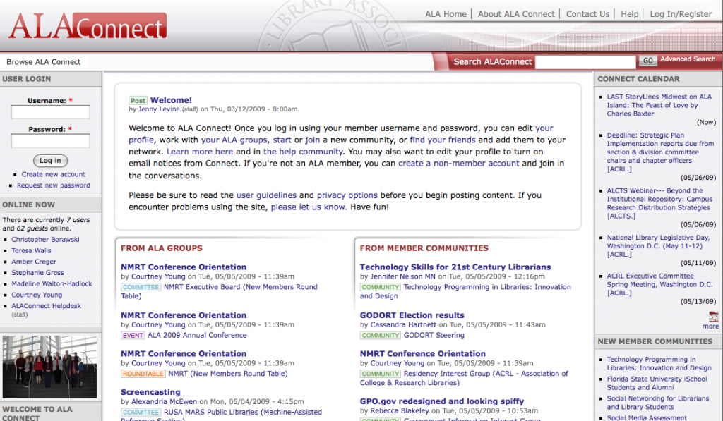 Why We Should Adopt ALAConnect: A brief review and rumination on ALA’s ...